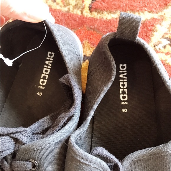 Divided | Shoes | Black Sneakers | Poshmark